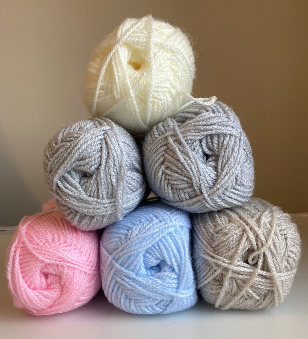 Yarn Pack Baby Colours Crafter DK James C Brett 300 Grams - Etsy