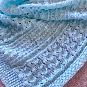 Knitting Pattern ~ Seren Baby Blanket ~ ENGLISH ~ PDF Download - Etsy