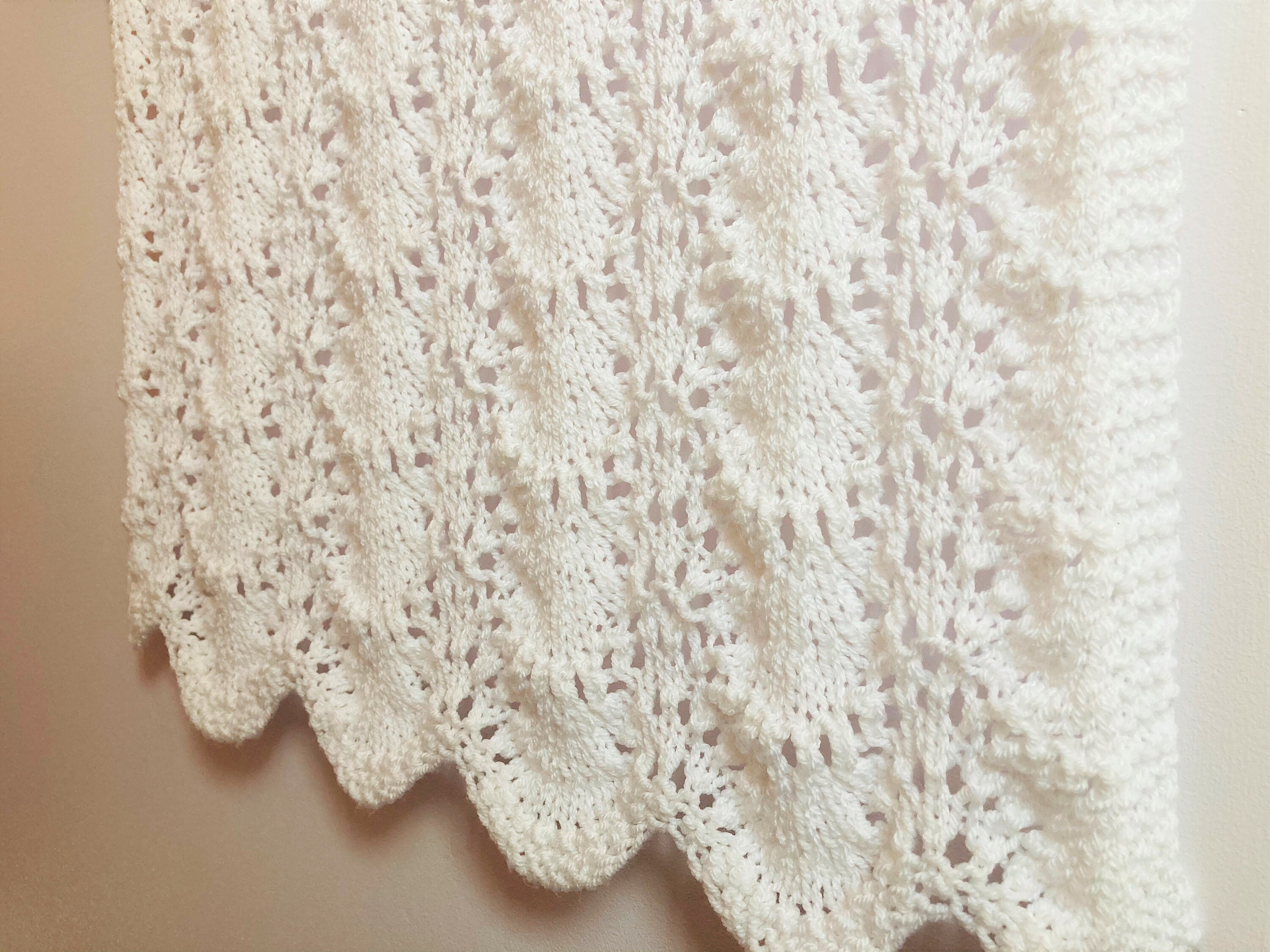 Shells & Lace Baby Blanket Knitting Pattern PDF | Etsy