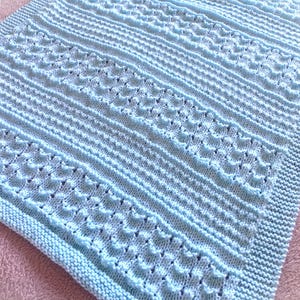 Knitting Pattern ~ Seren Baby Blanket ~ ENGLISH ~ PDF Download - Etsy