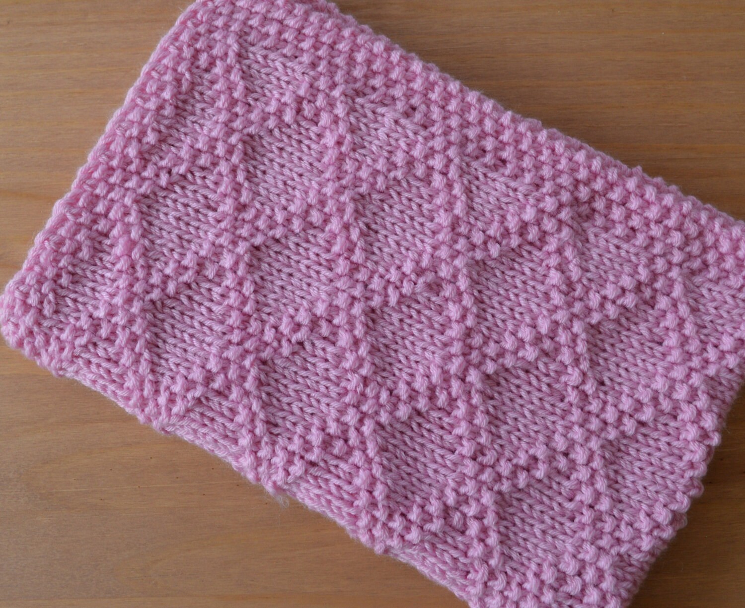 Knitting Pattern Diamonds Baby Blanket in Aran Yarn. - Etsy UK