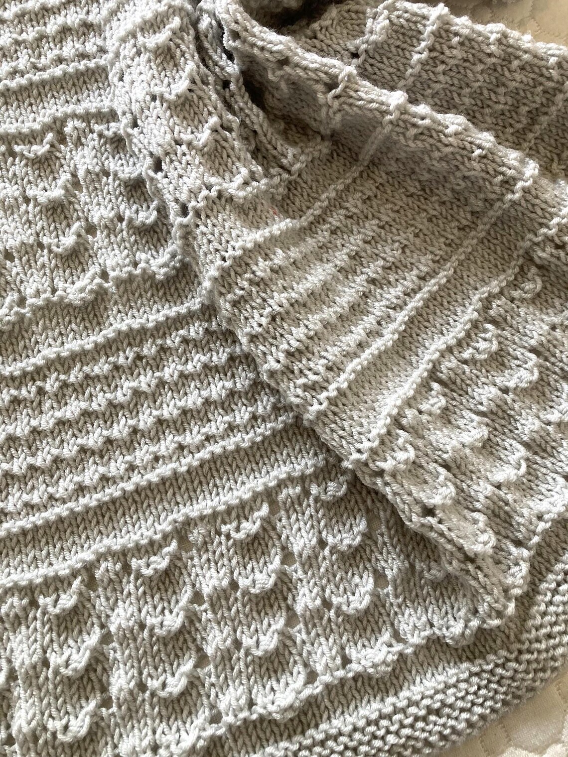 Knitting Pattern ~ Seren Baby Blanket ~ ENGLISH ~ PDF Download - Etsy