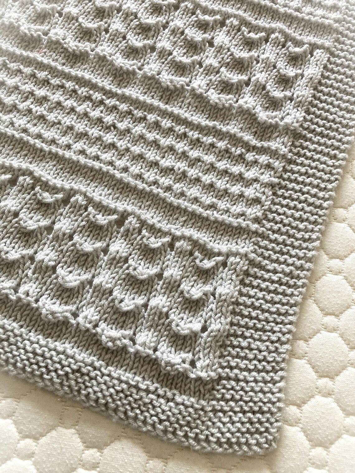 Knitting Pattern ~ Seren Baby Blanket ~ ENGLISH ~ PDF Download - Etsy