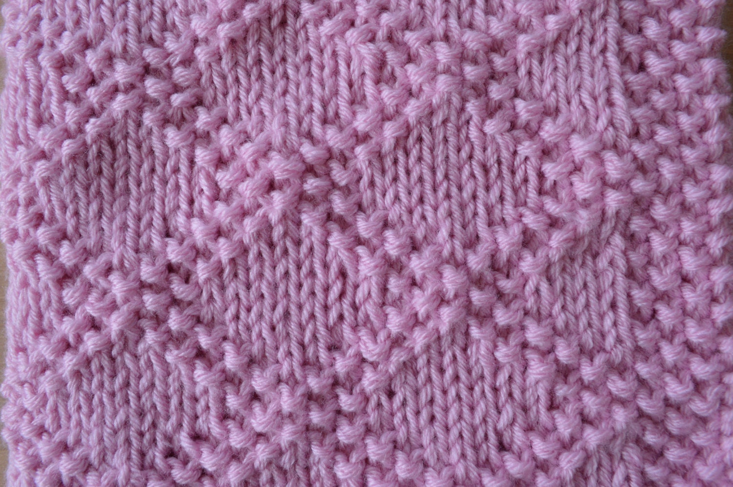 Knitting Pattern Diamonds Baby Blanket in Aran Yarn. - Etsy UK