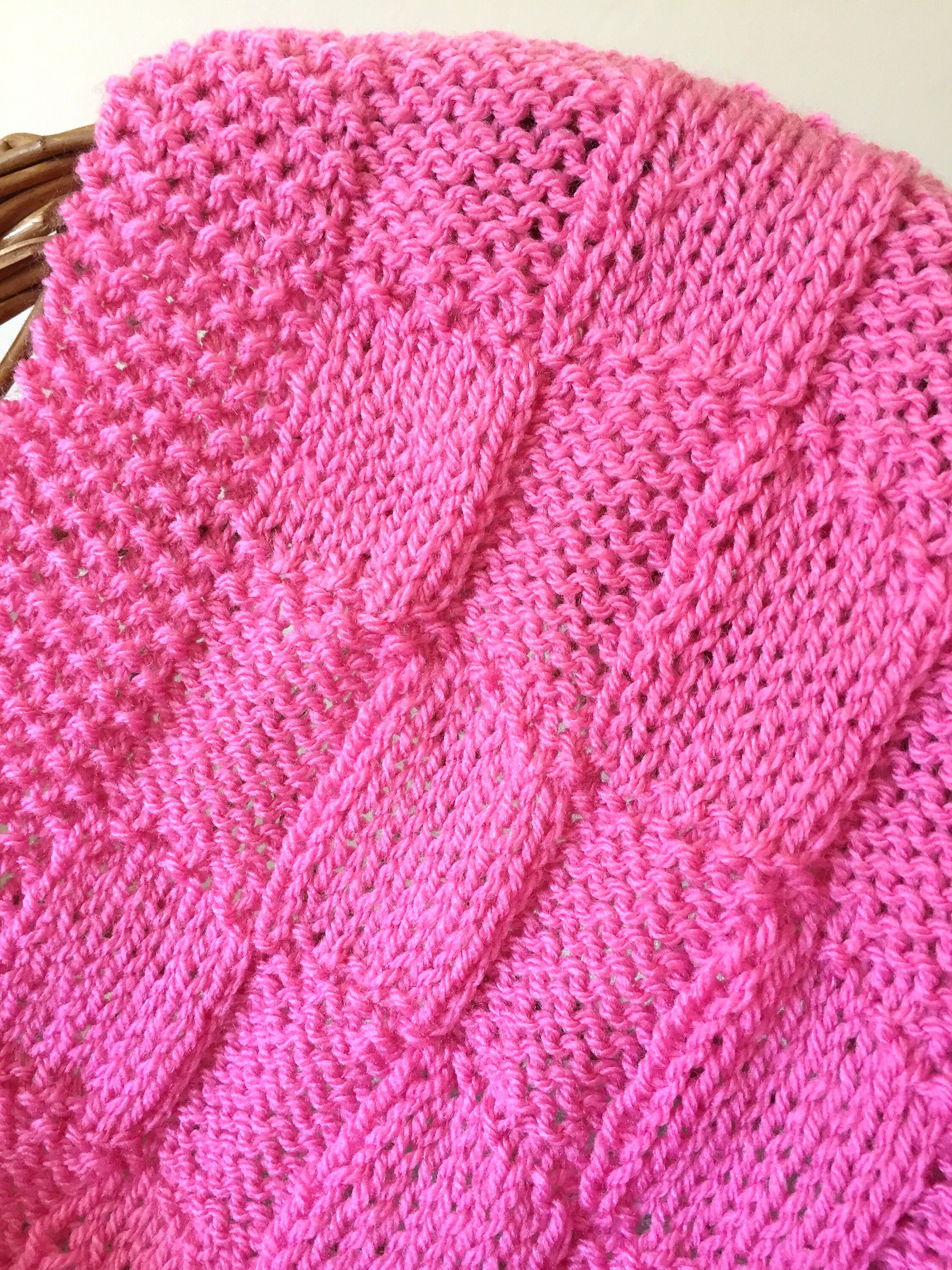 Checks Baby Blanket knitting Pattern ENGLISH - Etsy