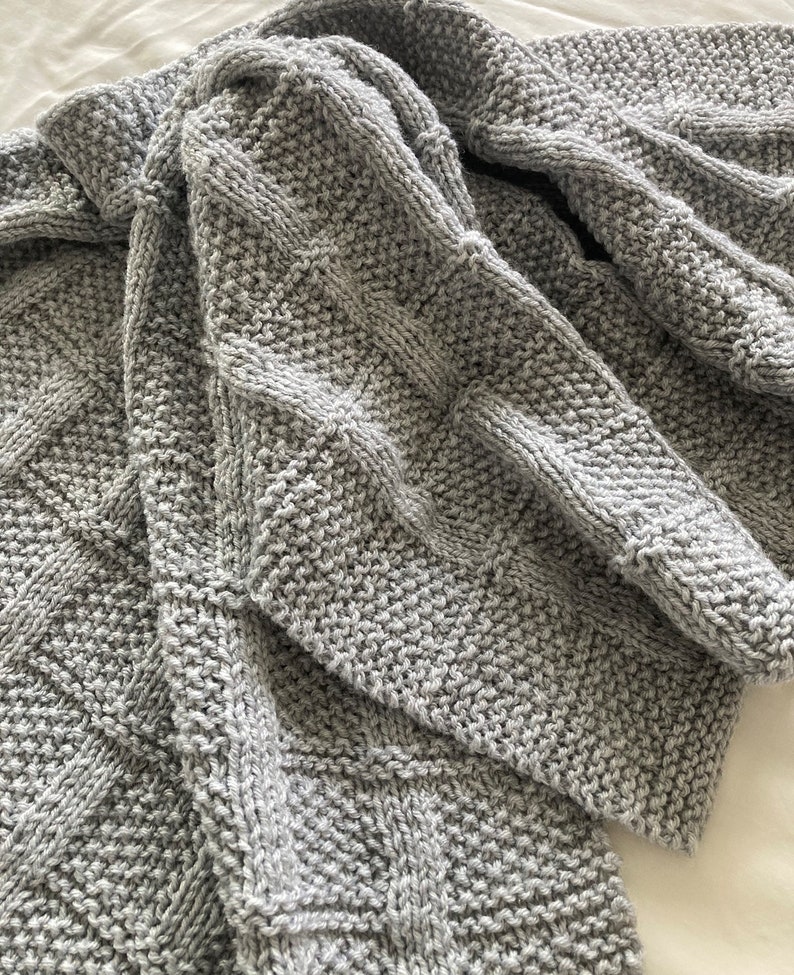 Lattice Baby Blanket Knitting Pattern PDF ENGLISH - Etsy