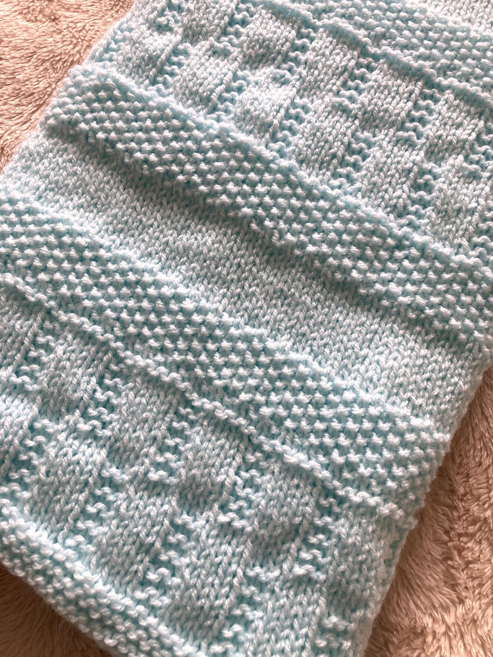Knitting Pattern ~ Jemima Baby Blanket ~ ENGLISH ~ PDF Download - Etsy