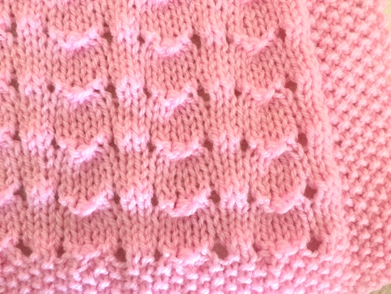 Knitting Pattern ~ Sea Shells Baby Blanket ~ ENGLISH ~ PDF Download - Etsy