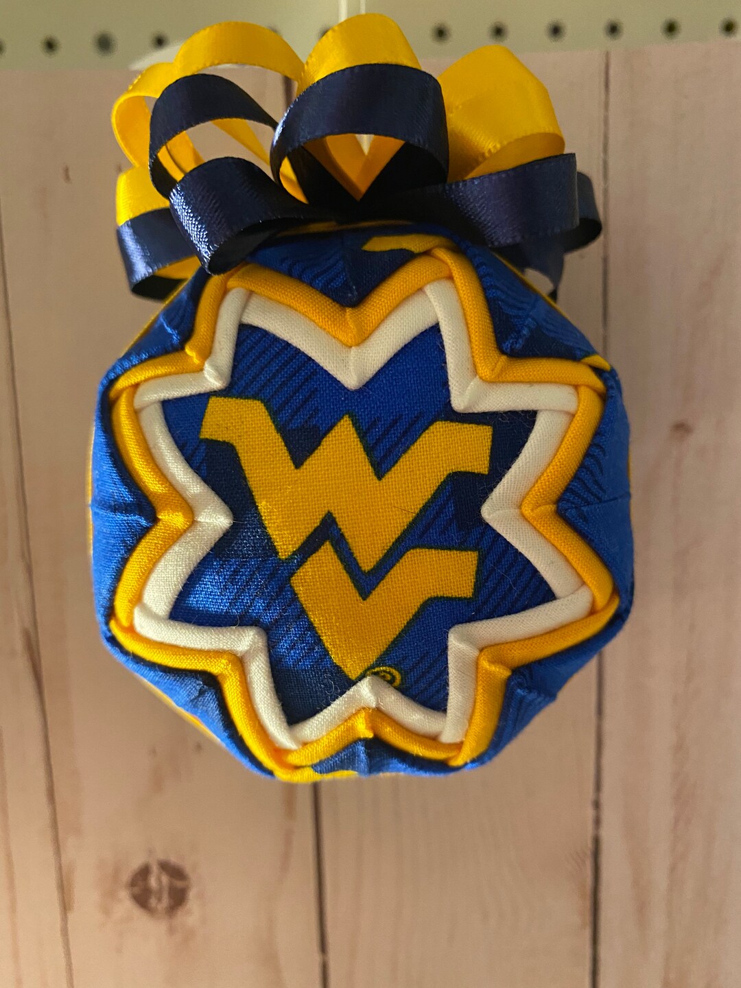 West Virginia Quilted Ornament - Etsy