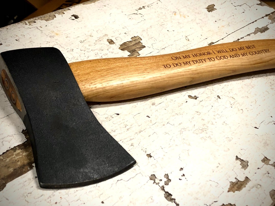 Personalized Hickory Handle Hatchet: Engraved Custom Axe, Camping Gift ...