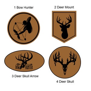 Deer Hunter Trucker Hat: Leather Patch Wildlife Cap - Etsy