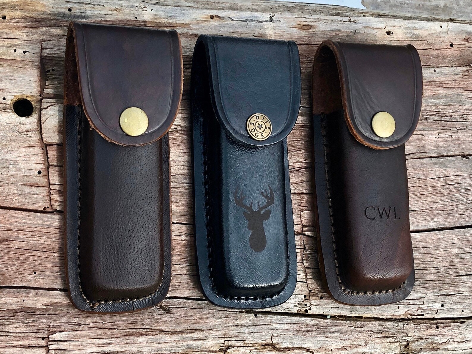 Leather Pocket Knife Sheath - Etsy