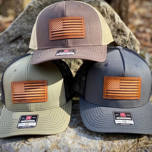 US American Flag Trucker Hat USA Mesh Snapback Cap - Etsy