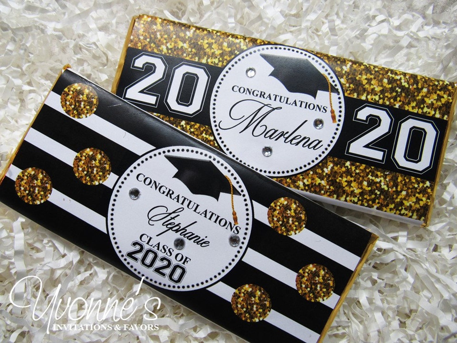 Graduation Candy Bars *assembled* or Wrappers Only-chocolate Bar Favors ...
