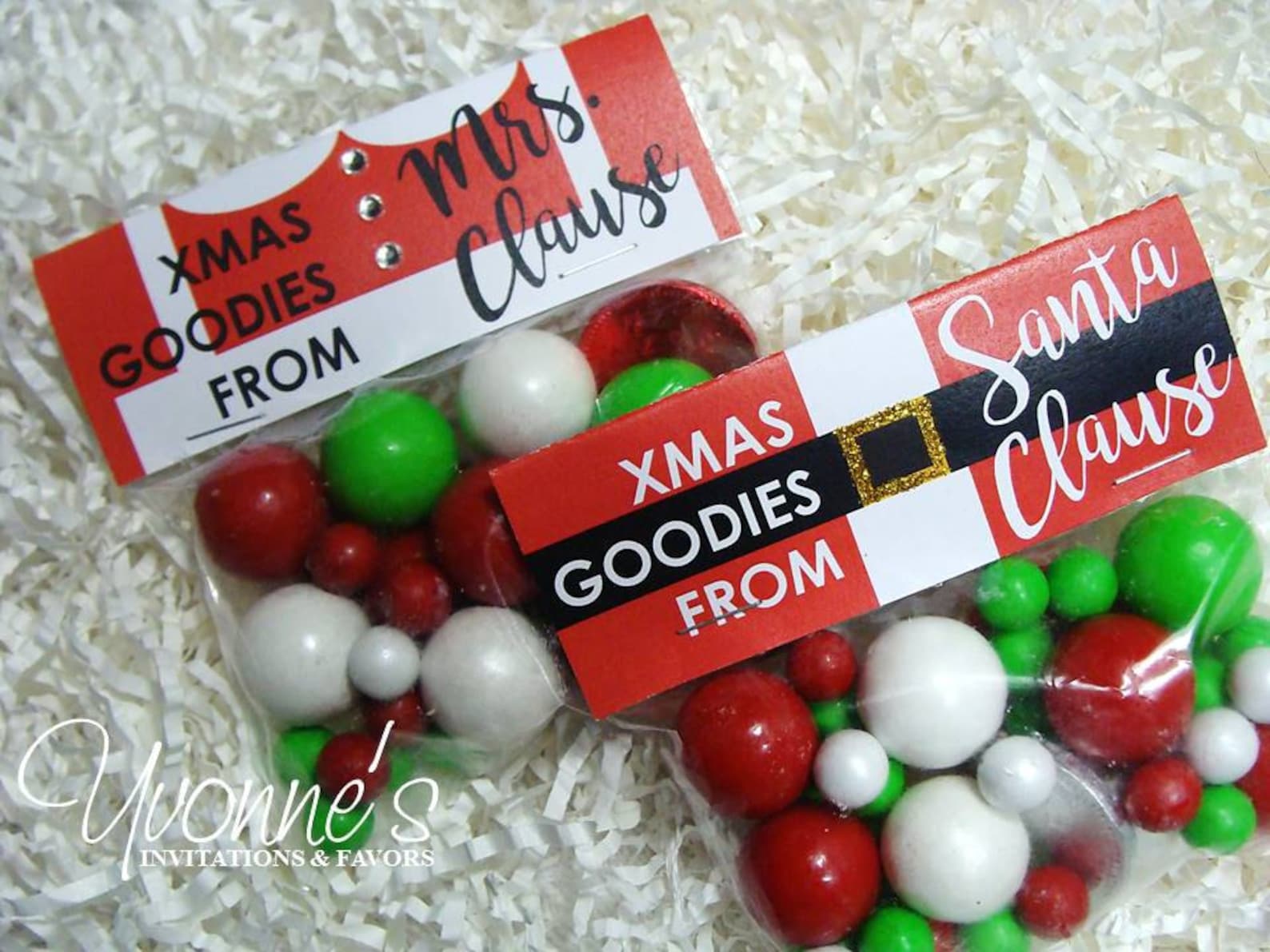 Christmas Party Goody Bags-cookie-candy-treat Bag-holiday - Etsy