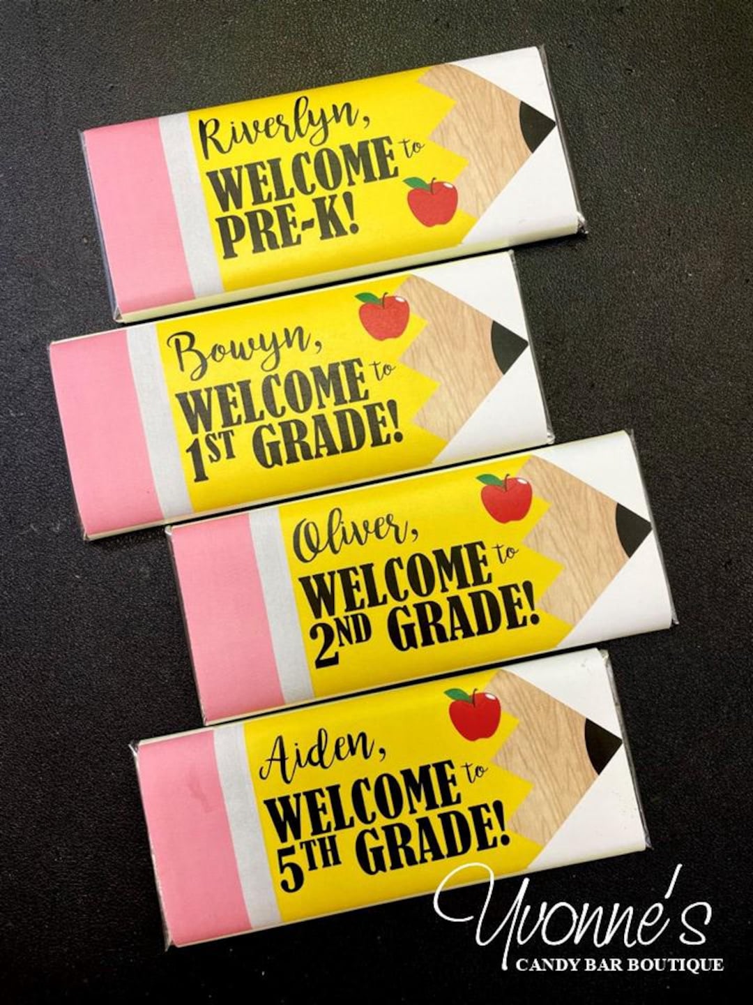 Back to School-first Day of School Gift-candy Bar Wrappers Assembled ...