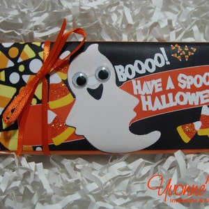 Halloween Candy Bar Wrappers Assembled With Chocolate Bars-cute ...