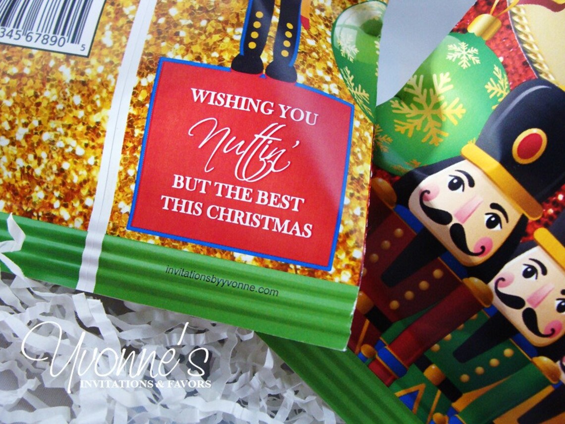 Christmas Nutcracker Chip Bags-xmas Party Favors-holiday Goody - Etsy