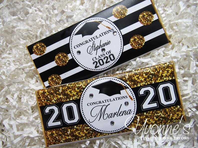 Graduation Candy Bars *assembled* or Wrappers Only-chocolate Bar Favors ...
