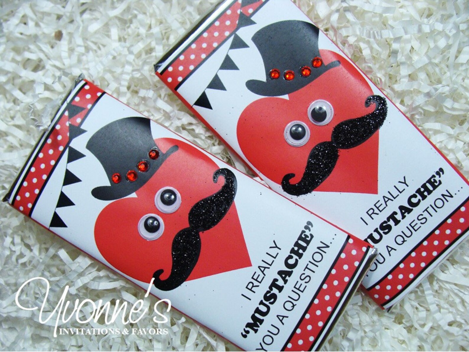 Valentine's Day Candy Bar Wrappers with Chocolate Bars | Etsy