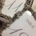 Table Number Inserts for Frames With Partial Rhinestones 4x6 - Wedding ...