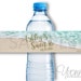 Beach Water Bottle Wrappers - Wedding-bridal Shower-birthday-sweet 16 ...