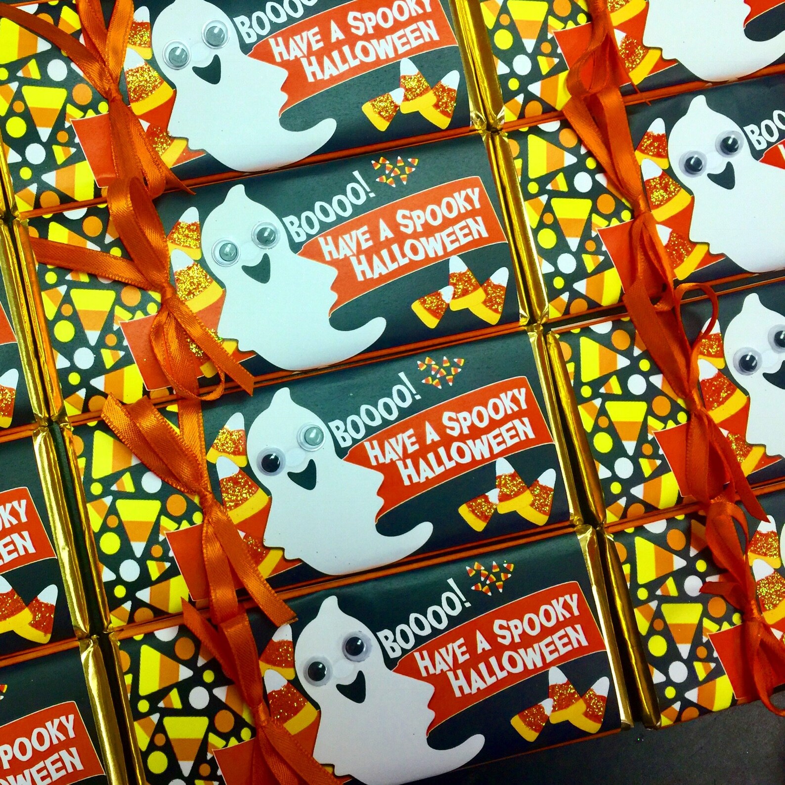 Halloween Candy Bar Wrappers for Chocolate Bar Favors-cute - Etsy