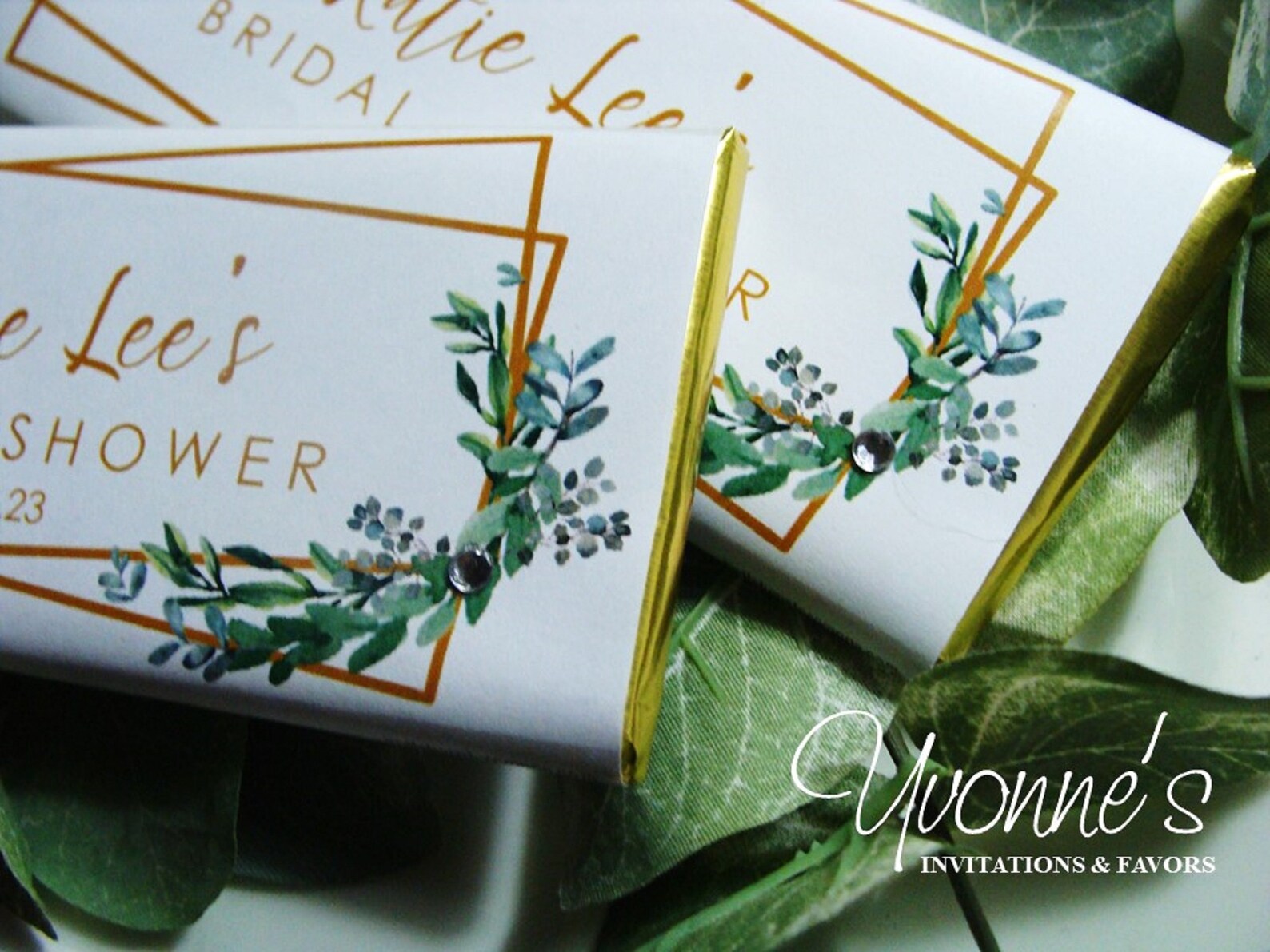 Bridal Shower-wedding Candy Bar Wrappers Assembled With | Etsy