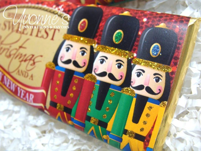 Nutcracker African American-ethnic Candy Bar Wrappers for Chocolate ...