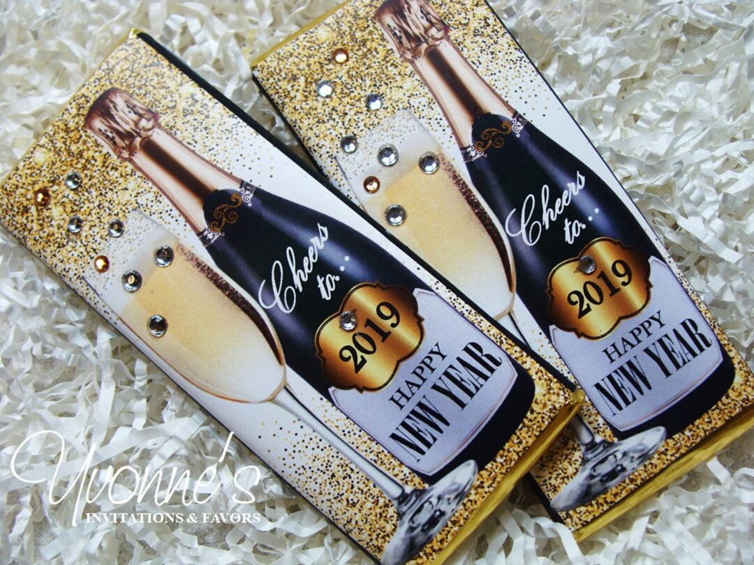 New Years Eve Candy Bar Wrappers for Chocolate Bars-2020 NYE Party ...