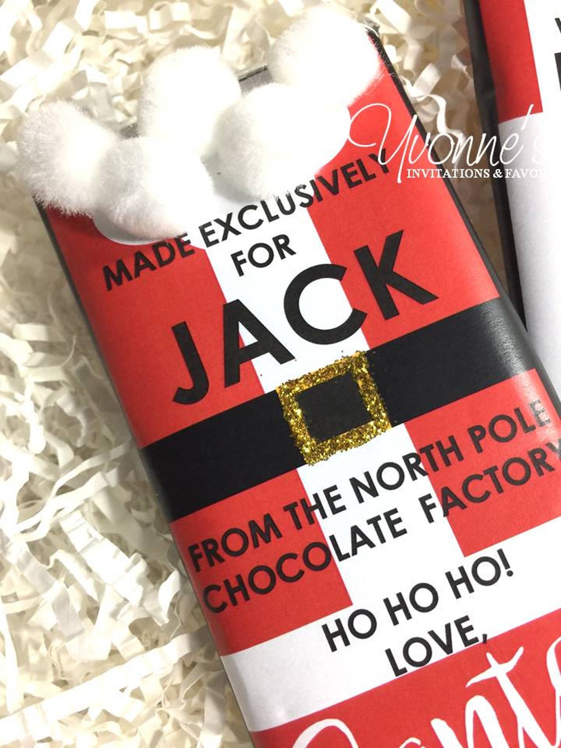 Christmas Candy Bar Wrappers Assembled With Chocolate | Etsy