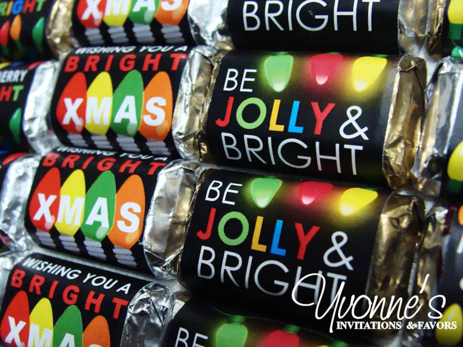 Christmas Mini Candy Bars-assembled Miniature Chocolate Bar - Etsy