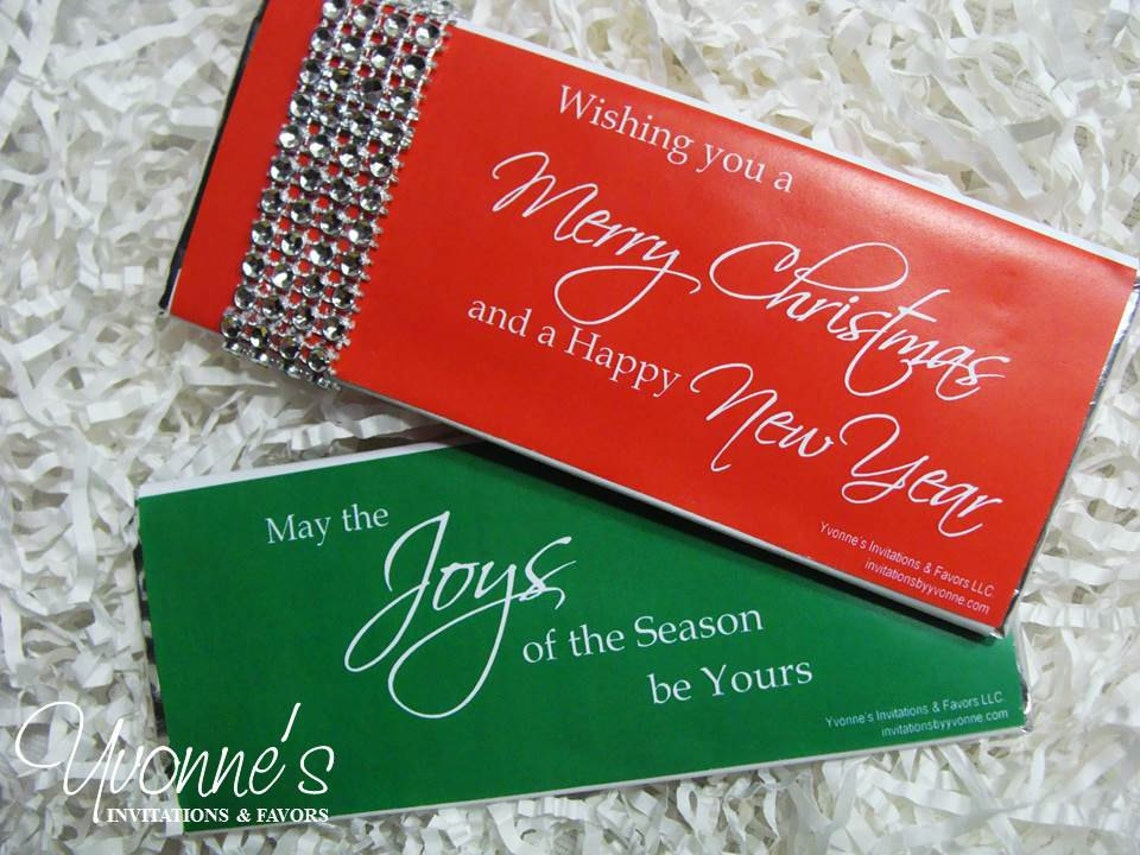 Christmas Candy Bar Wrappers for Chocolate Bar Party - Etsy