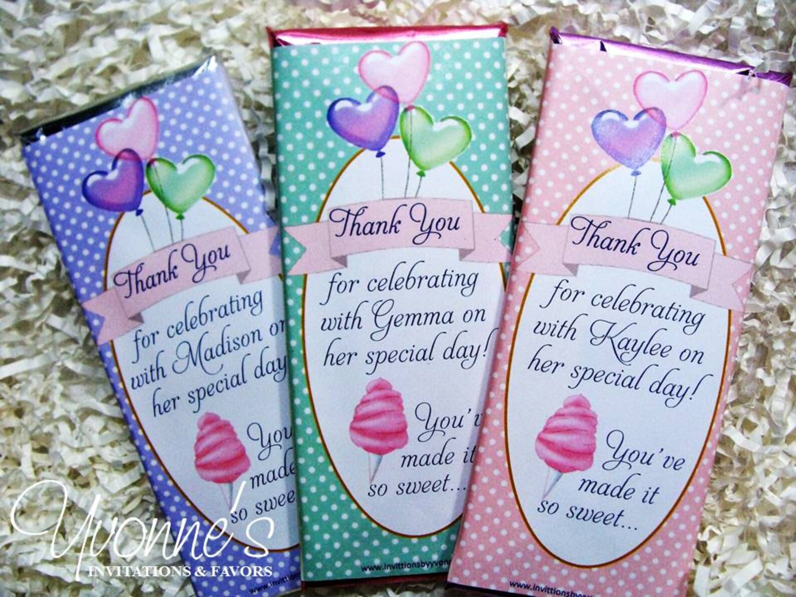 Carousel Candy Bar Wrappers Assembled With Chocolate-party - Etsy