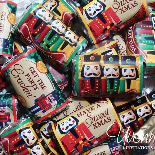 Nutcracker Mini Candy Bars CHOCOLATES INCLUDED Christmas - Etsy