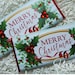 Christmas Candy Bar Wrappers for Chocolate Bars-mistletoe-holly Holiday ...