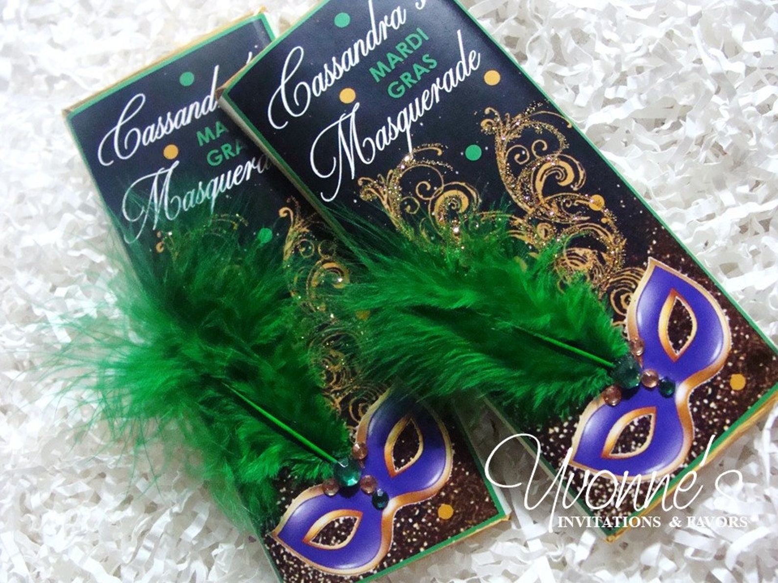 Mardi Gras Masquerade Party Favors-candy Bar Wrappers - Etsy