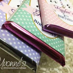 Carousel Candy Bar Wrappers Assembled With Chocolate-party Favors-1st ...