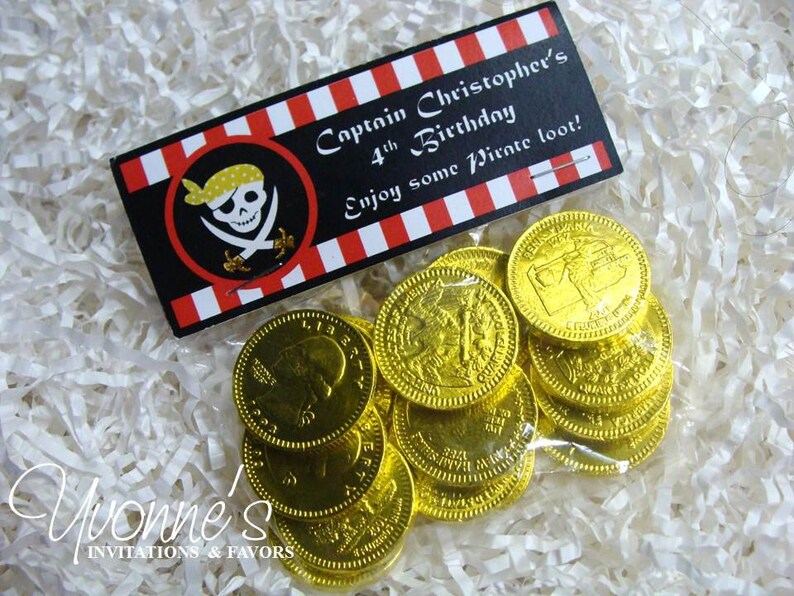 Pirate Birthday Party Goody Treat Bags - for Child Boy Birthday, First ...
