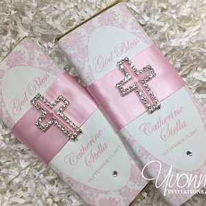 Communion Christening Candy Bar Wrappers Blue Boy Damask | Etsy