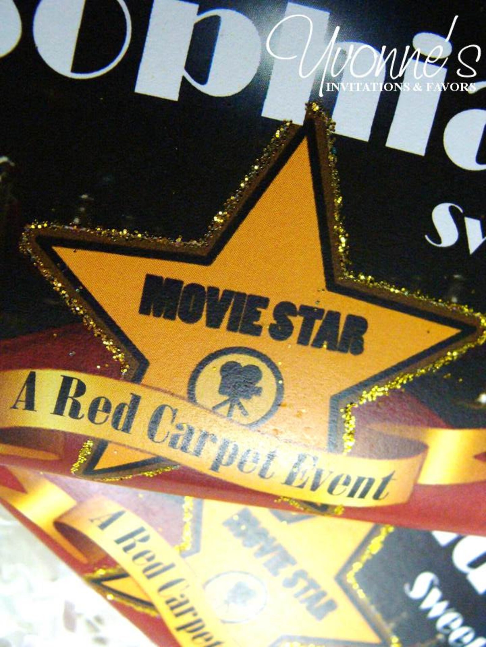 Hollywood Red Carpet VIP Candy Bar Wrappers Assembled With - Etsy