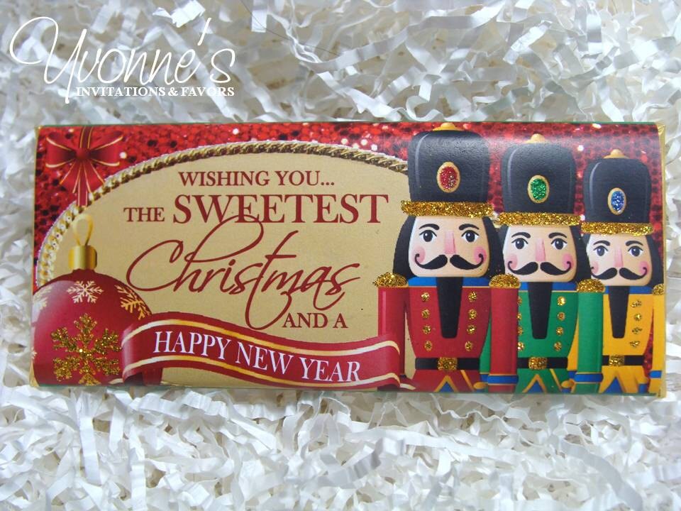 Christmas Nutcracker Candy Bar Wrappers Assembled With - Etsy