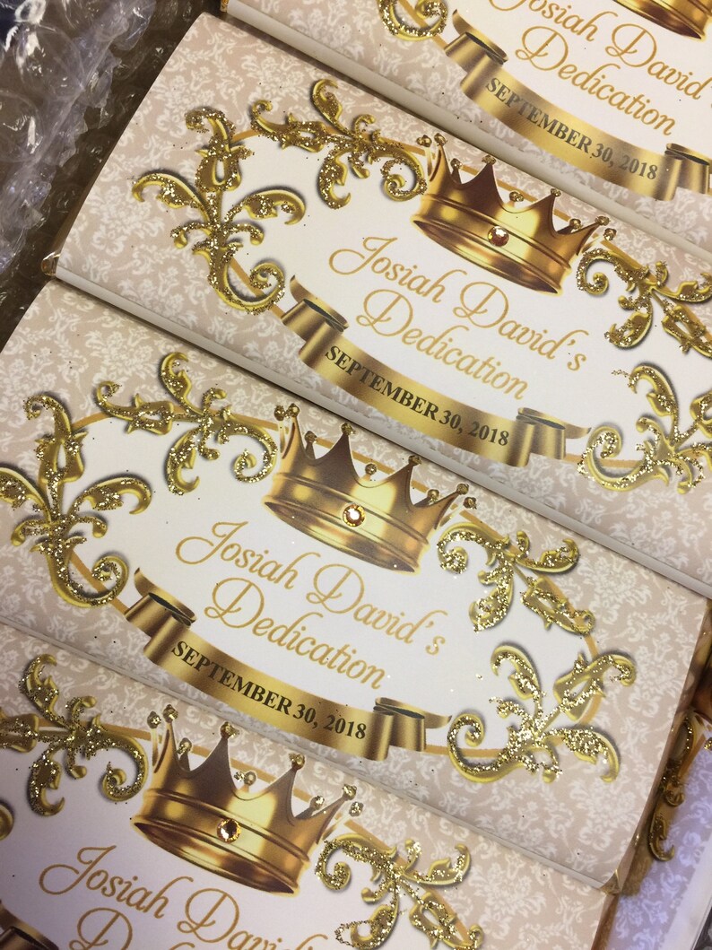 Princess-royal Baby Prince Candy Bars Assembled or Wrappers Only ...