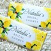 Lemon Shower Candy Bar Wrappers for Chocolate Bars-lemon Theme for ...