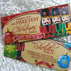Nutcracker African American-ethnic Candy Bar Wrappers for Chocolate ...