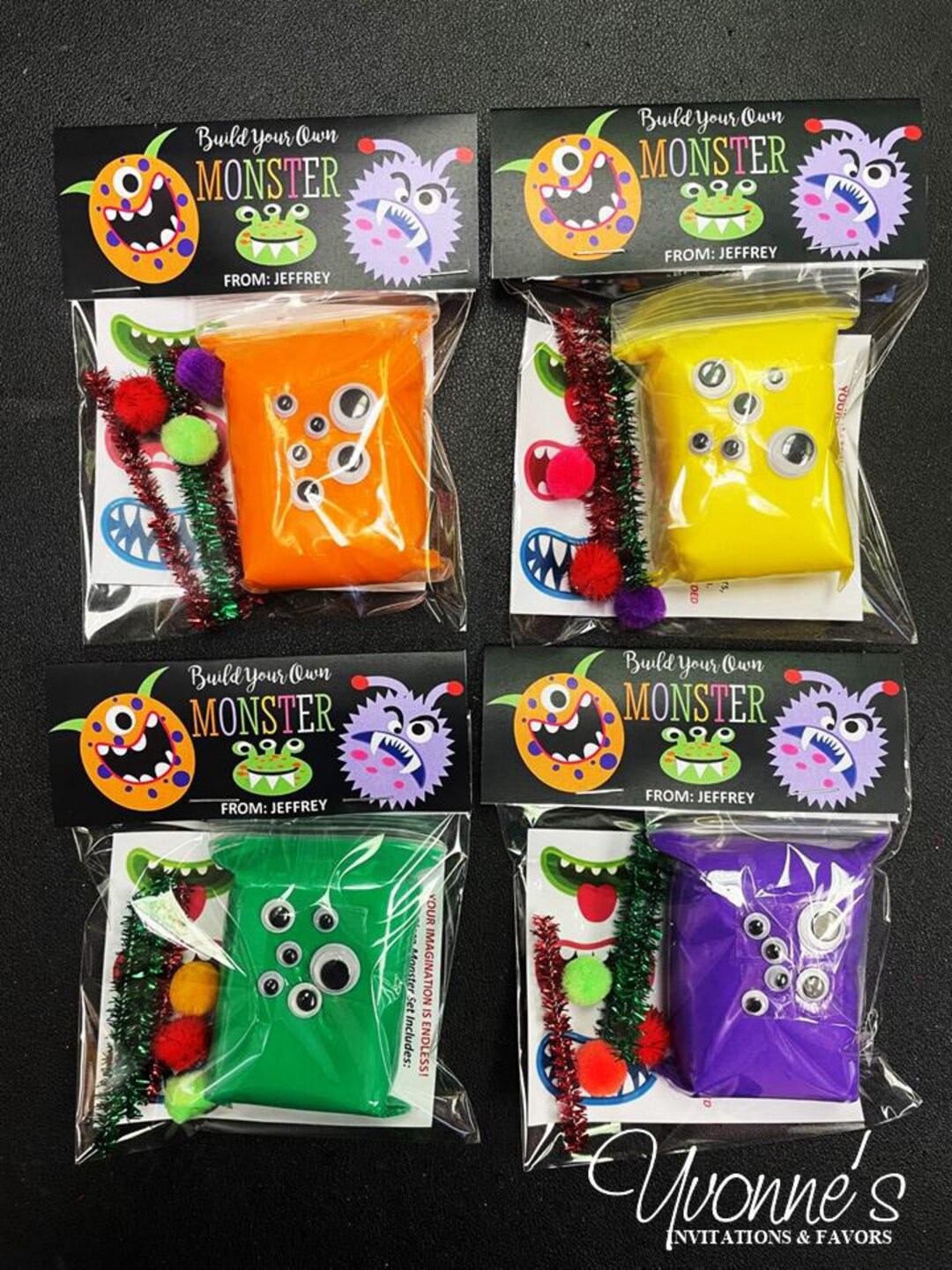 Halloween Build Your Own Monster Kit (16 Pc Set) - Halloween Treat ...