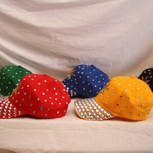 OES - Order of the Eastern Rhinestone Embellished Ball Caps With Star ...