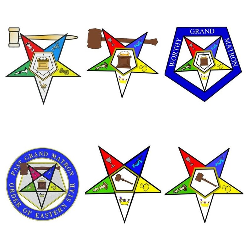 OES - Order of the Eastern Star Logo With Gavel Sisterhood Tote Bag - Etsy