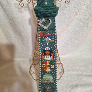 OES - Order of Eastern Star Necktie Necklace - Etsy