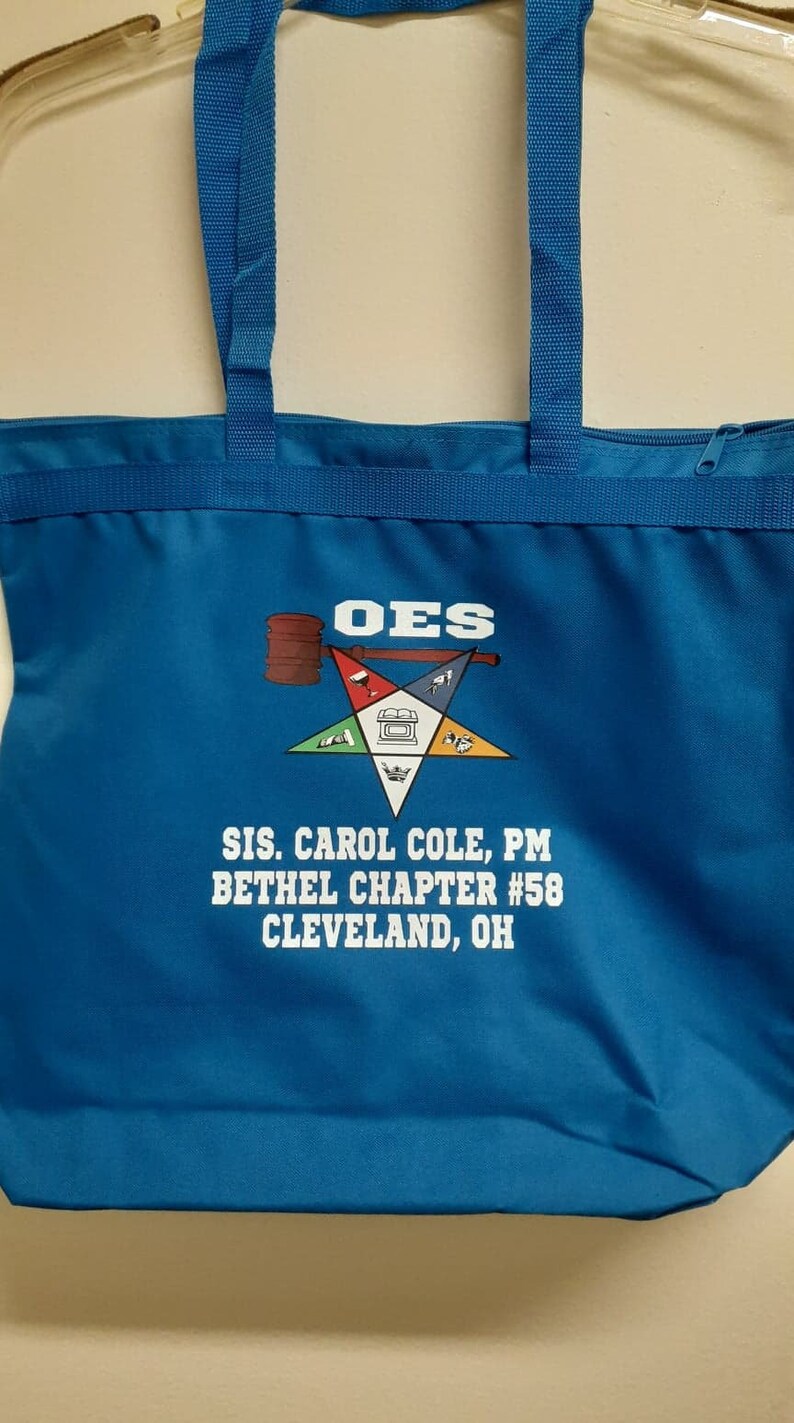OES - Order of the Eastern Star Logo With Gavel Sisterhood Tote Bag - Etsy